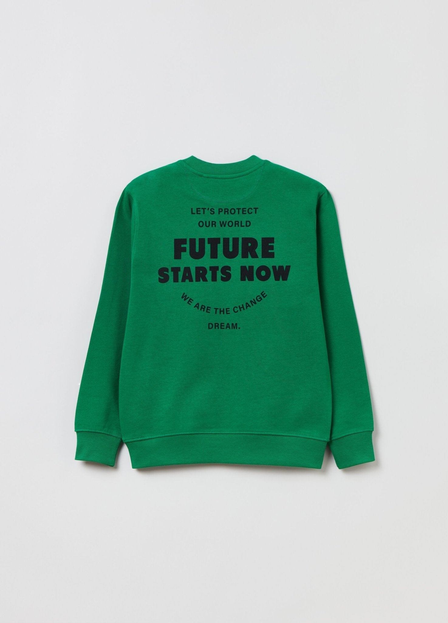 OVS Sweatshirt In Cotton With Printed Lettering – OVS Middle East